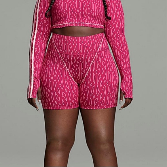 IVY PARK | Shorts | Ivy Park X Adidas Monogram Biker Shorts | Poshmark